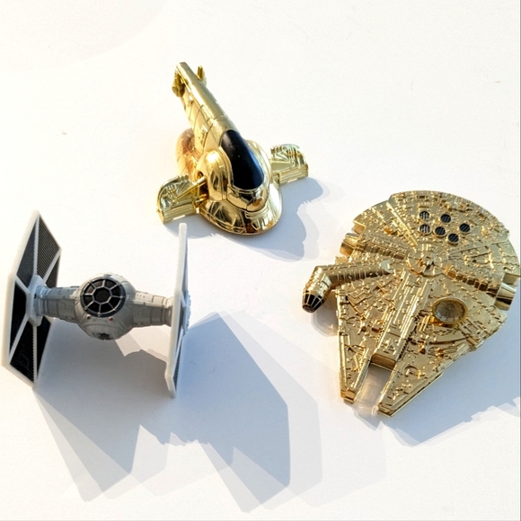 MATCHBOX | Toys | Matchbox Star Wars Micro Millinium Falcon Set Gold ...